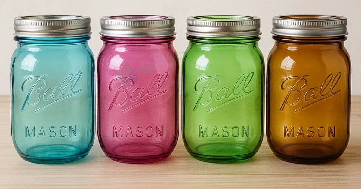 Mason Jar Size Chart (Quick Reference) | Mason Jar Specifications ...