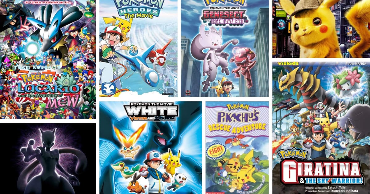 The Complete List of Pokemon Movies in Order (And Where To Stream Them ...