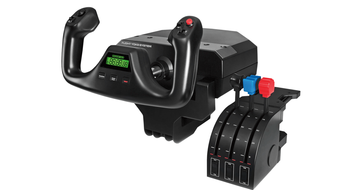 Logitech G PRO Flight Yoke System | Flight Simulator Controllers