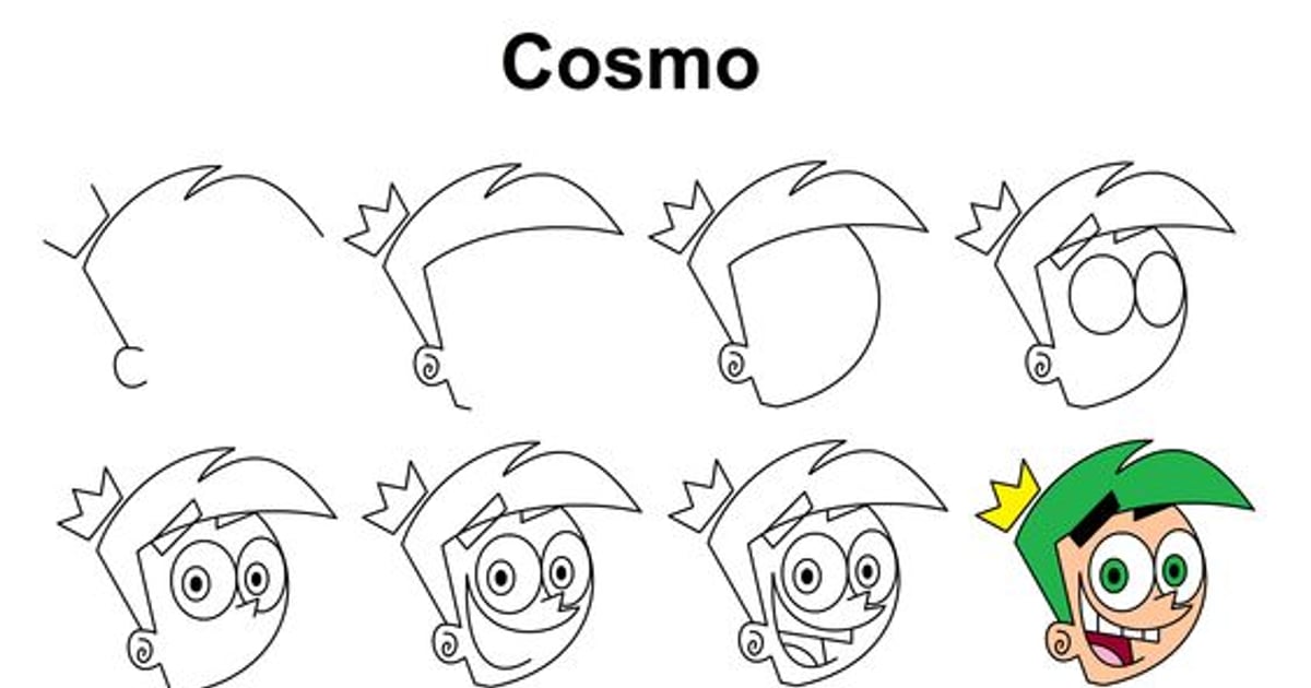 Cosmo | 100 Easy to Draw Cartoon Characters