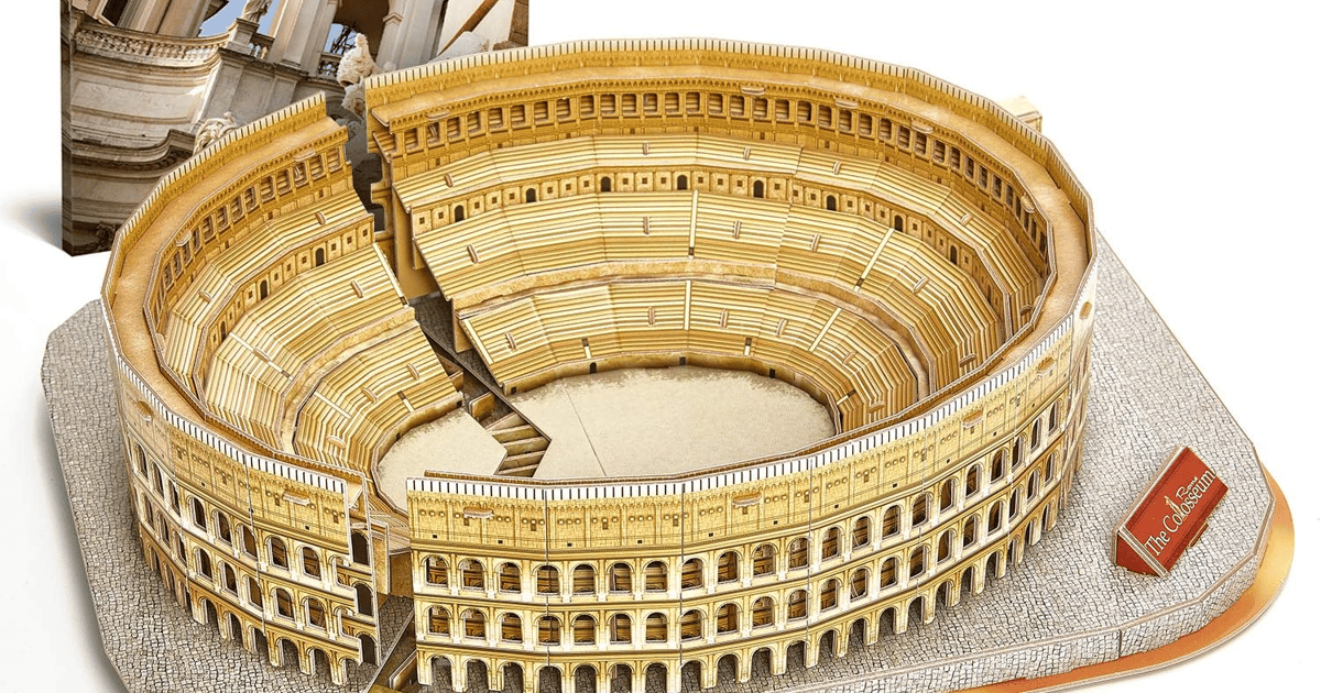 CubicFun National Geographic 3D Puzzle - The Roman Colosseum | Best 3D ...