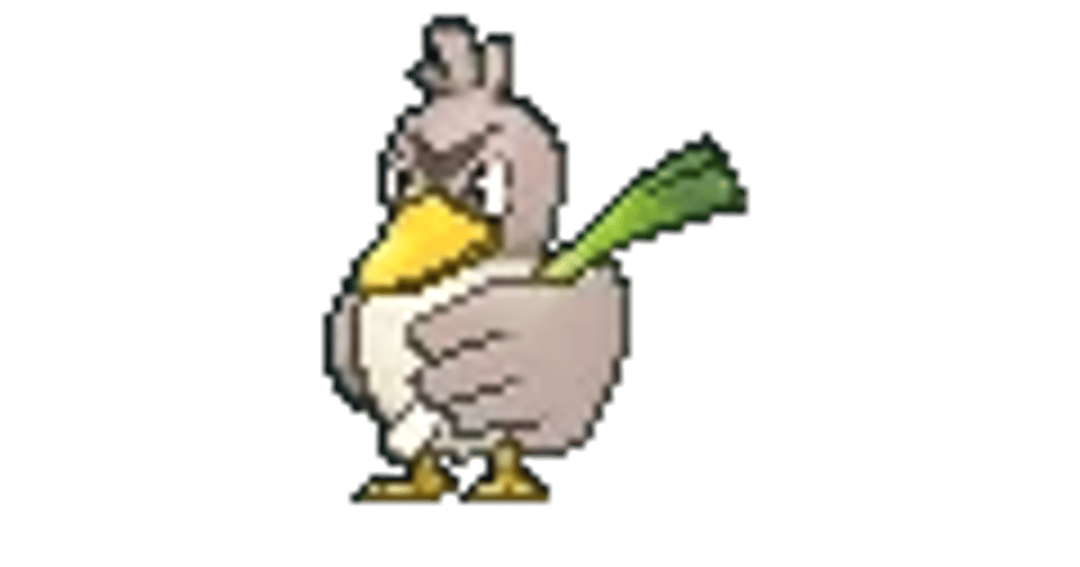 Farfetch’d | Pokemon Sword and Shield: Evolution Checklist - Copy