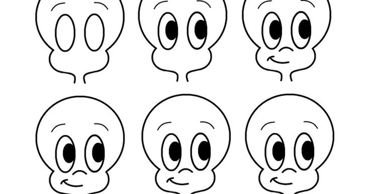 Casper | 100 Easy to Draw Cartoon Characters