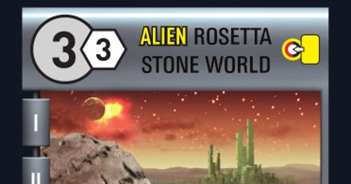 Alien Rosetta Stone World | Race for the Galaxy Card List